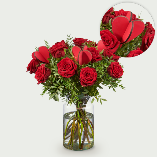 Liefdesboeket Roos rood bestellen? | Topbloemen.nl